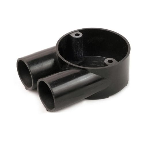 20mm 2 Way Black U-Box - World Wide Products Shop