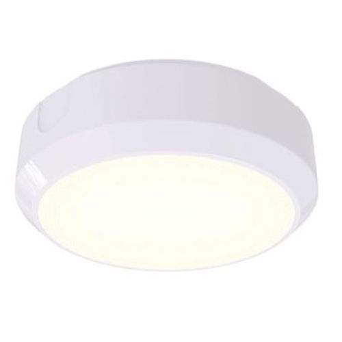 Ansell 14w Delta Round LED White Base Bulkhead + Emergency - World Wide ...