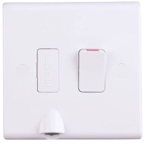 Deta Slimline 13A Switched Fused Spur + Bottom Flex Outlet - World Wide ...