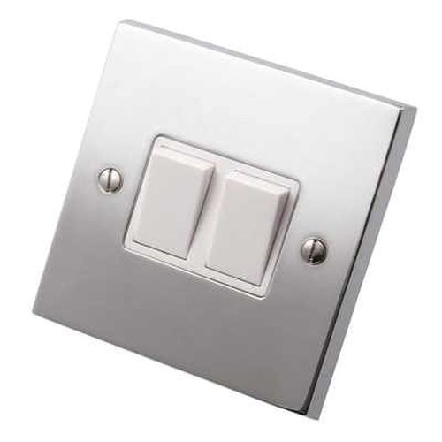 Heritage 1G 2w Polished Chrome Switch - World Wide Products Shop