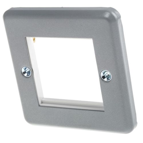 MK 1G Euro Mod Faceplate Brushed Steel - World Wide Products Shop