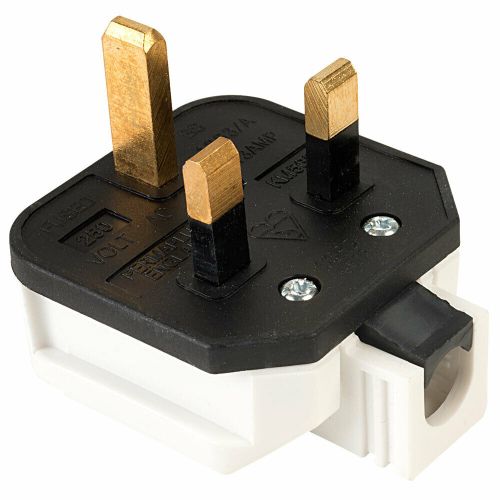 Perma 13A White Resiliant Plug - World Wide Products Shop