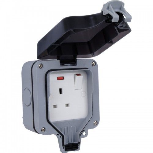 Bg IP66 1G 13A Switched Socket - World Wide Products Shop