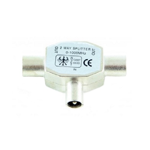 TV 2 Way Metal Splitter - World Wide Products Shop